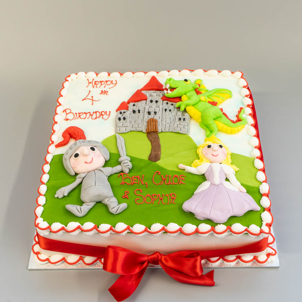 Blue Rabbit Two Tier Cake - Regency Cakes Online Shop